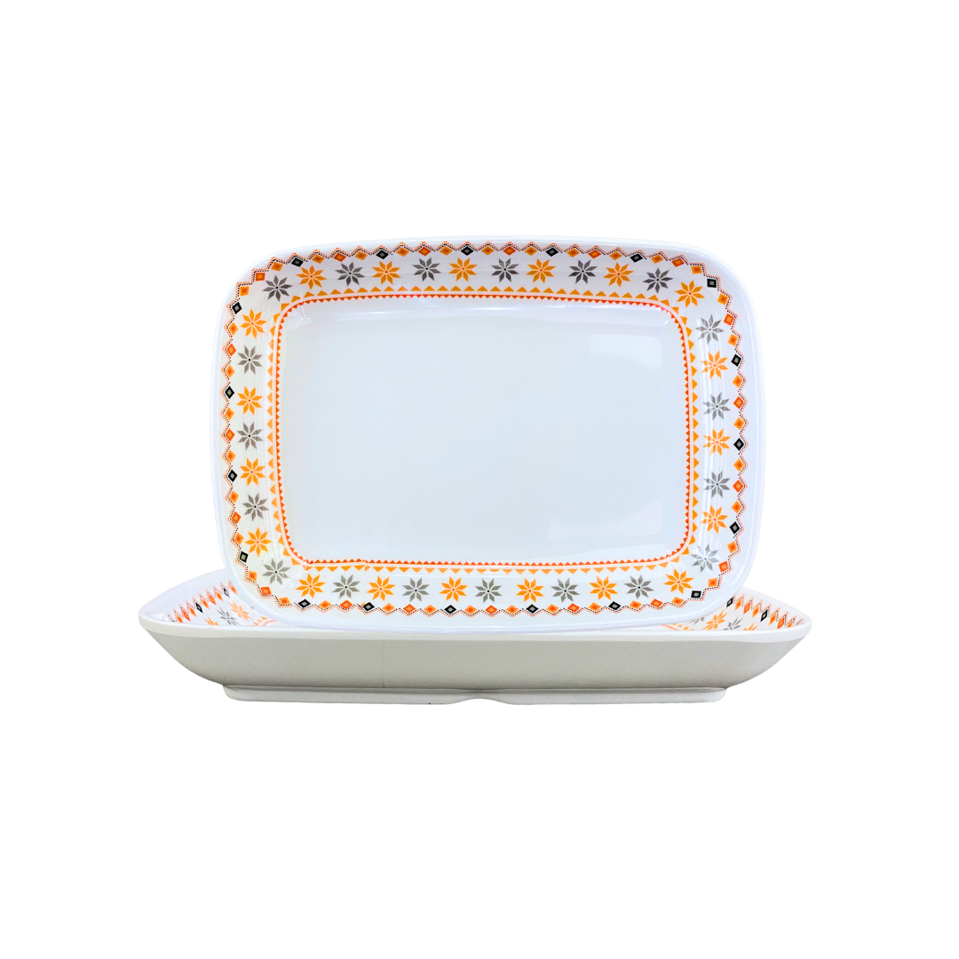 Piring Persegi Panjang - Melamin Risshin | PT Sukses Mitra Indo